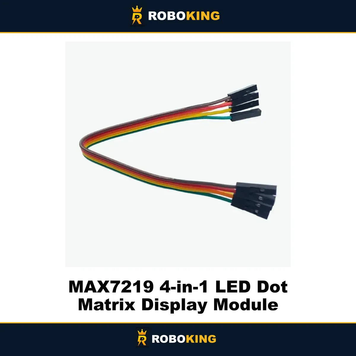 MAX7219 4-in-1 LED Dot Matrix Display Module | Buy Online in India ...